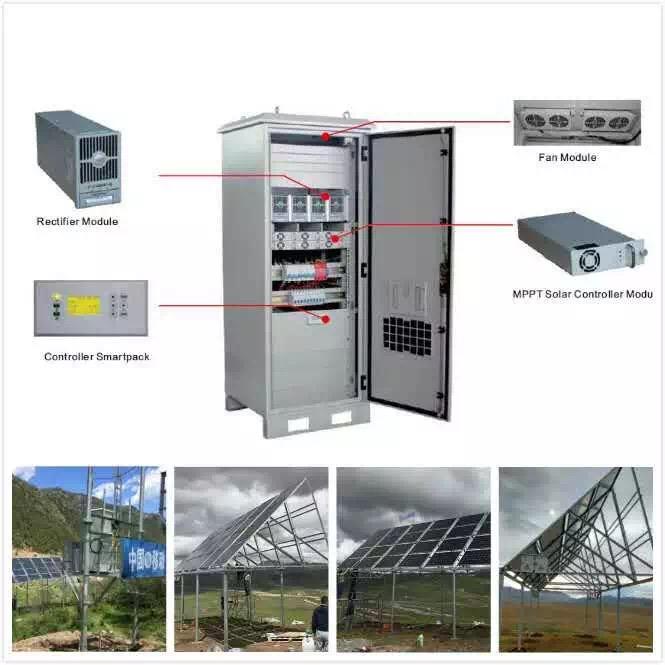 Integrated Telecom Power Supply Solar Power Solution With Rectifier Module