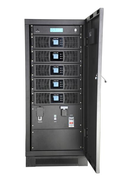 LCD Display Power Modular UPS System 50HZ 30 - 300KVA Easy Maintain