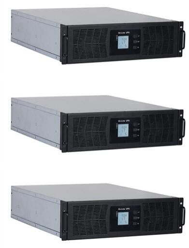 LCD Display 3 Phase Rack Mount Uninterrupted Power System UPS 10-40KVA ...
