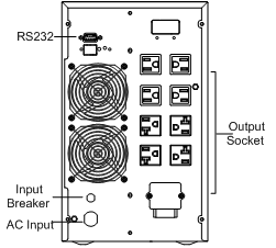1K-5KVA Double Conversion Ups With Lithium Battery 127Vac